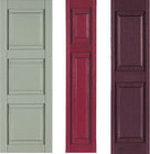 100% basswood solid panel shutters